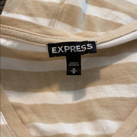 Express | Tops | Express Long Sleeve Stripped Top Medium | Poshmark